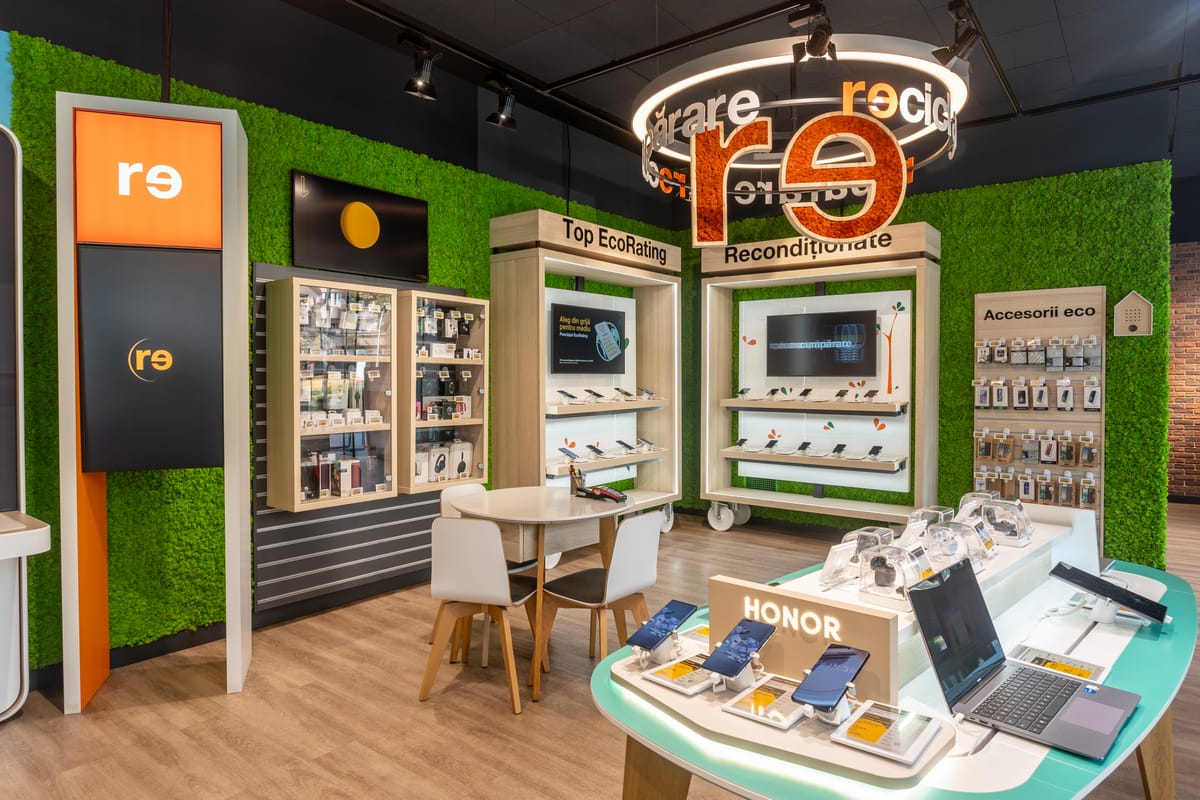 Un nou concept pentru magazinul flagship Orange